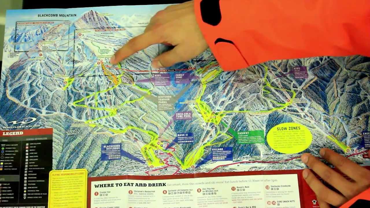 Slopestyle - Trail Map - Whistler-Blackcomb - YouTube
