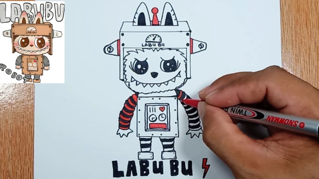 Cara Menggambar LABU BU ROBOT Yang Mudah | How To Draw Labu Bu - YouTube