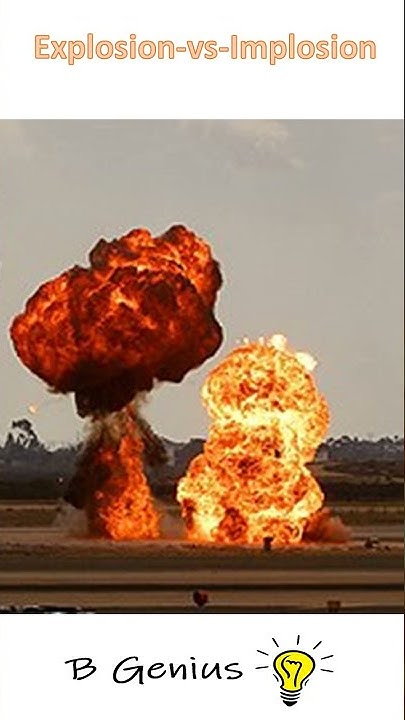 Difference Between Explosion & Implosion, #shorts - YouTube