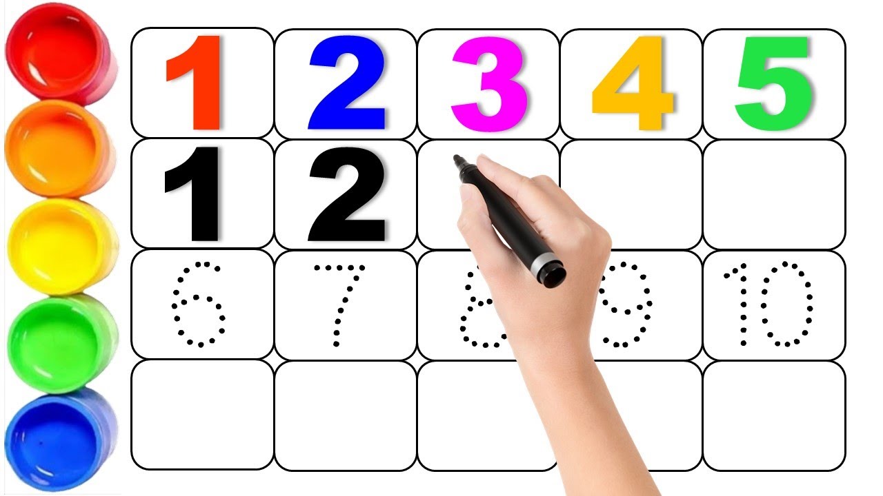 One two three, 1 to 100 counting, 123, 123 Numbers, Learn to count,1 to ...