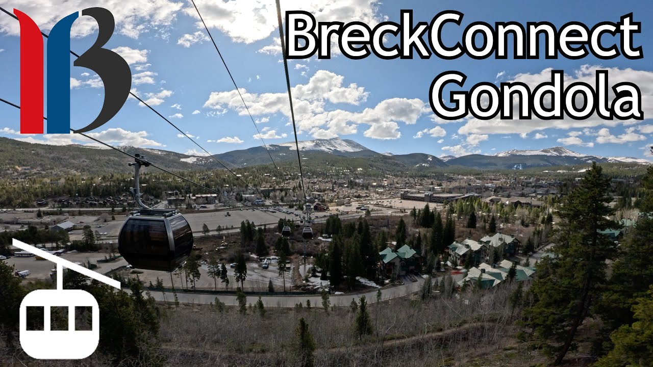 Breckenridge - BreckConnect Gondola | Ride Downhill [4K] - YouTube