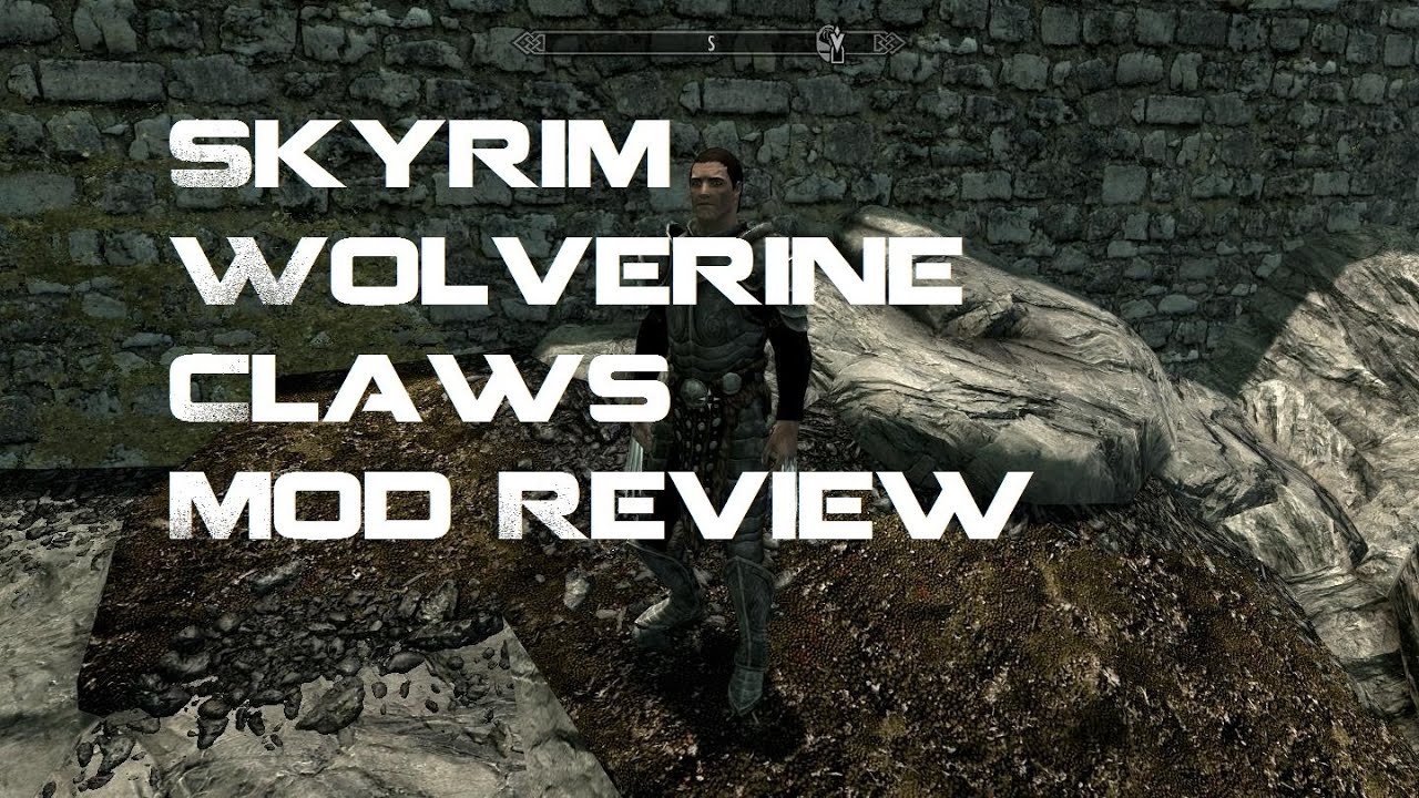 Skyrim Wolverine Claws Mod Simple Review - YouTube