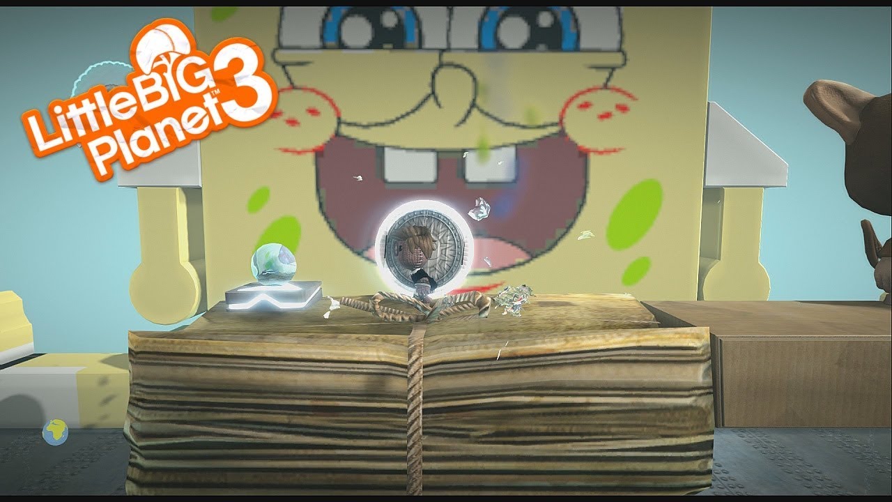 LittleBigPlanet 3 - Get Eaten By SpongeBob! - YouTube