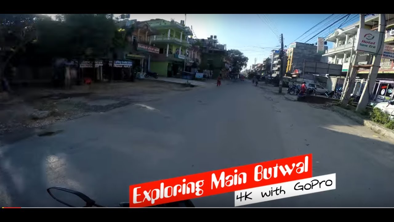 Bike ride in Butwal Bazar (GoPro) (4K) - YouTube