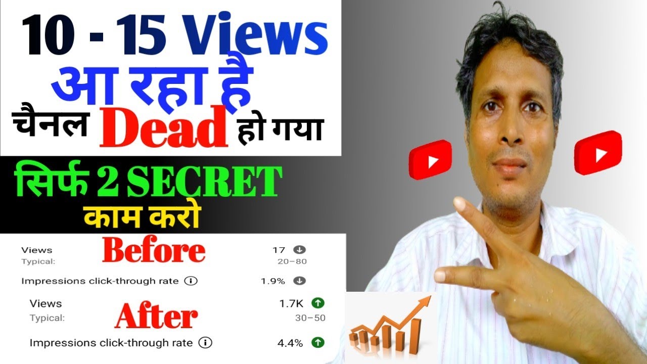 10 - 15 Views आ रहा है |How To Grow Dead Youtube Channel ! How To Grow ...