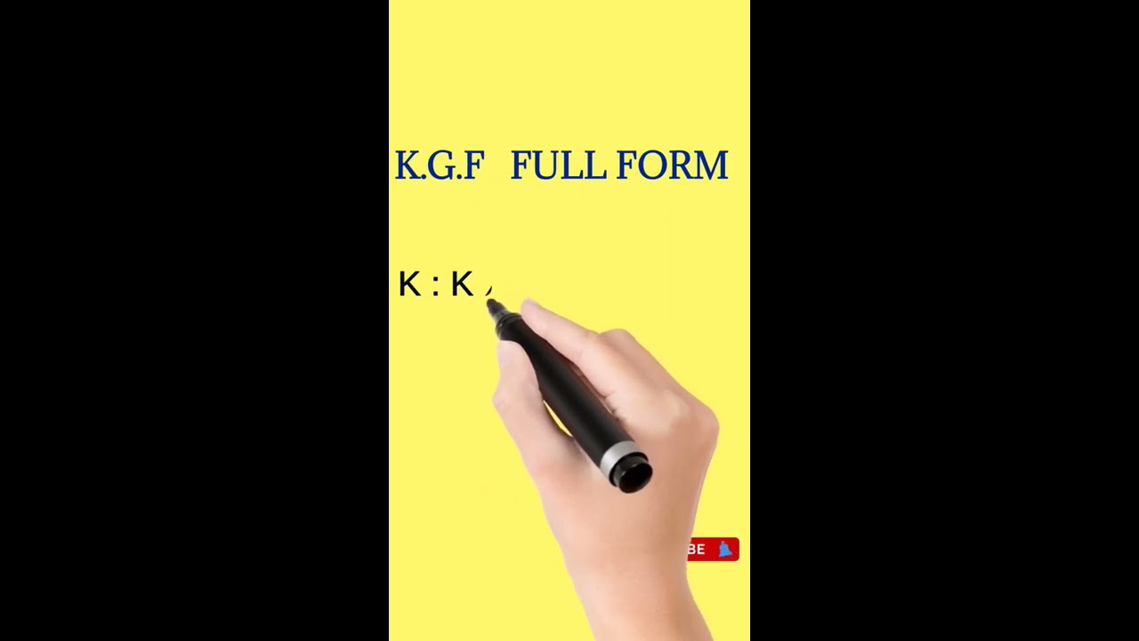 K G F Full Form Full Form Of KGF fullform YouTube K G F Full Form Full Form Of KGF fullform YouTube