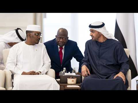 رئيس الدولة ونظيره التشادي يبحثان تعزيز علاقات التعاون بين البلدين