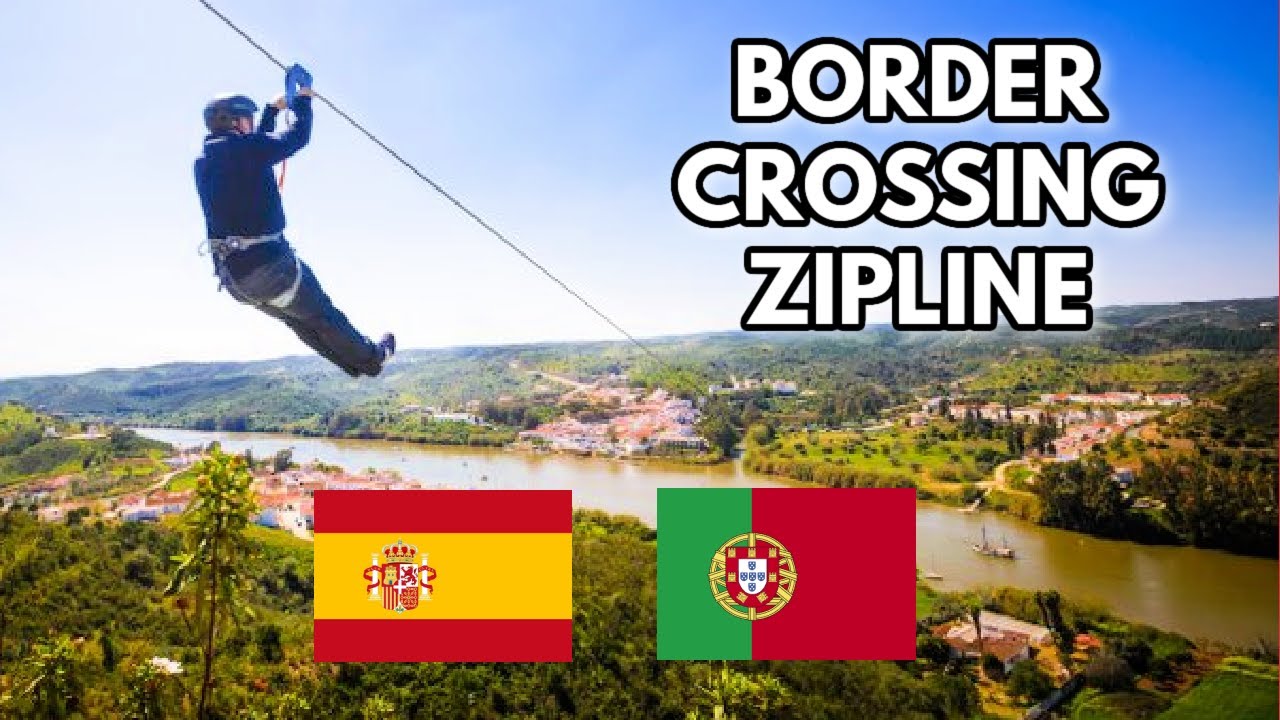 WORLD'S ONLY INTERNATIONAL ZIPLINE - YouTube
