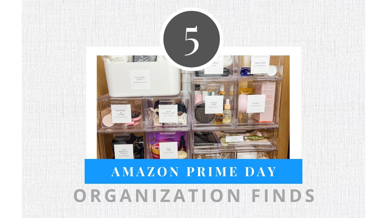Must-Have Home Organization Finds | Amazon Prime Day Deals - YouTube