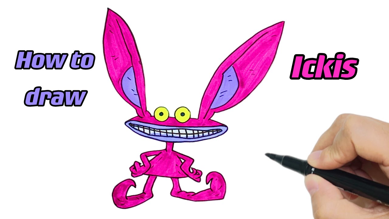 How to Draw Ickis Step by Step | Aaahh!!! Real Monsters - Easy and Fun ...