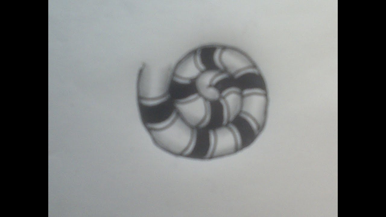 Zentangle Pattern "Marasu" - YouTube