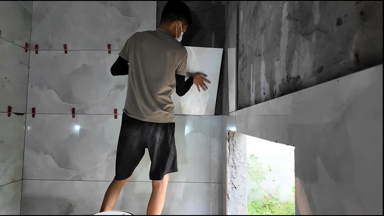 Instructions on how to install beautiful wall tiles quickly and ...