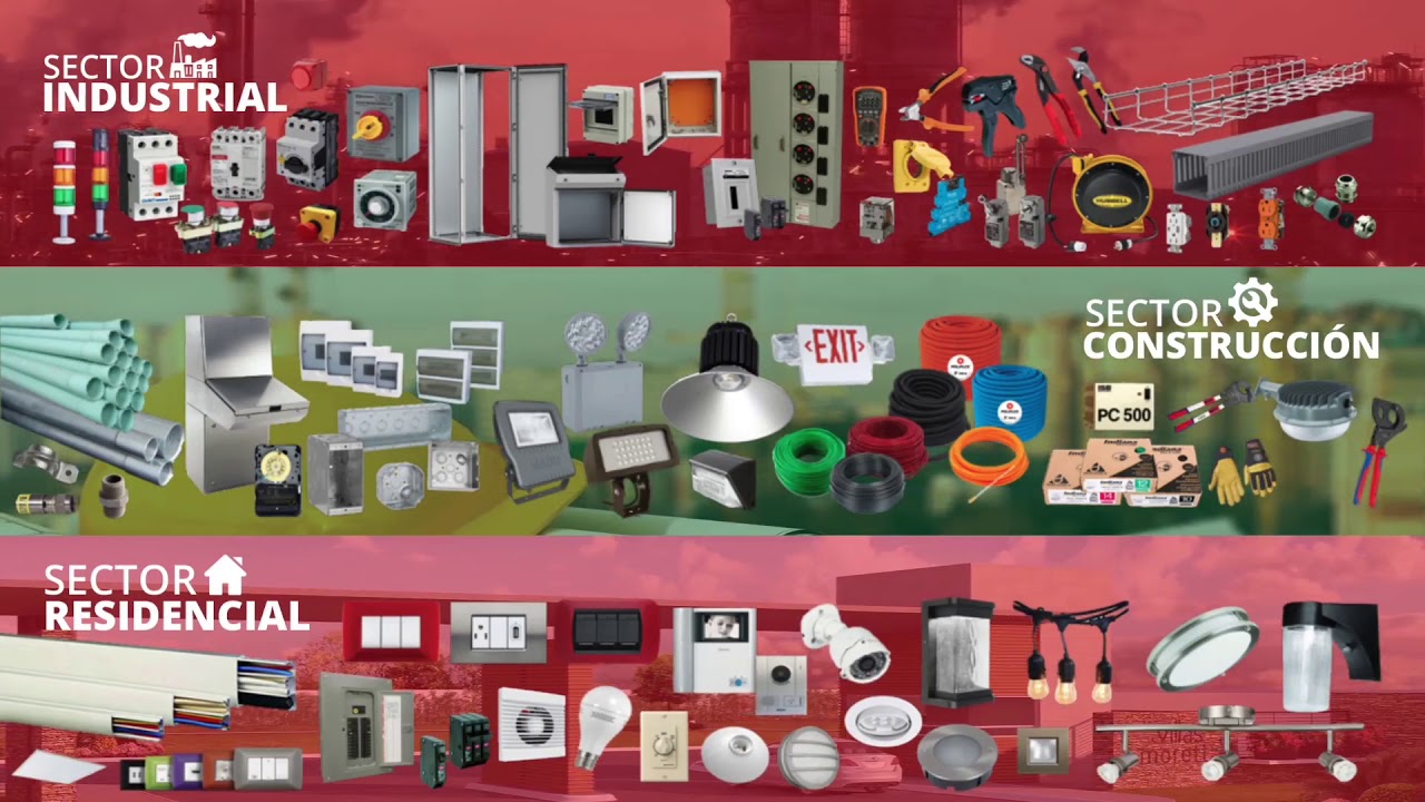 Material Eléctrico para Distintos Sectores Las Mejores Marcas - YouTube