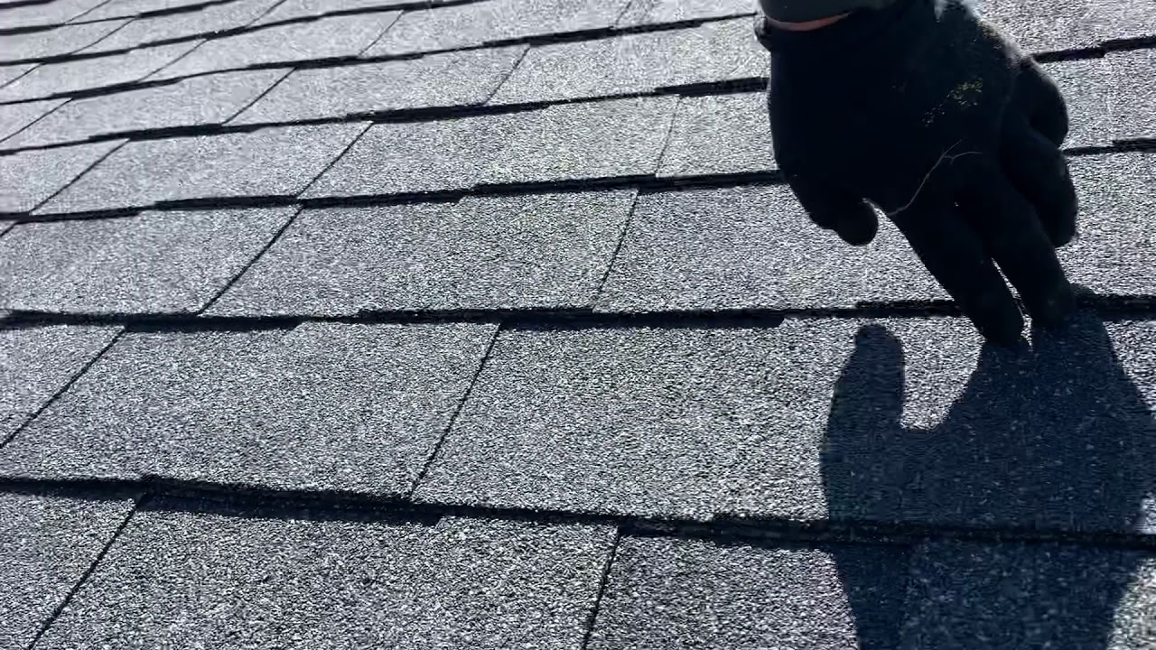 Unsealed shingles - YouTube