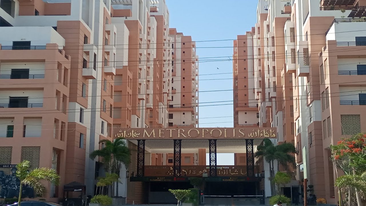 Metropolis Apartment Scheme 33, Near Karachi Airport - YouTube