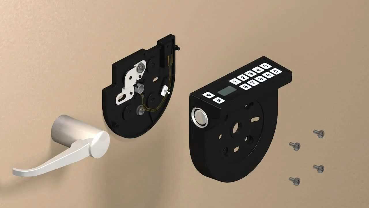 Cencon Gen 2 Lock Installation: Step 2 of 5 -- Install the Front Cover ...