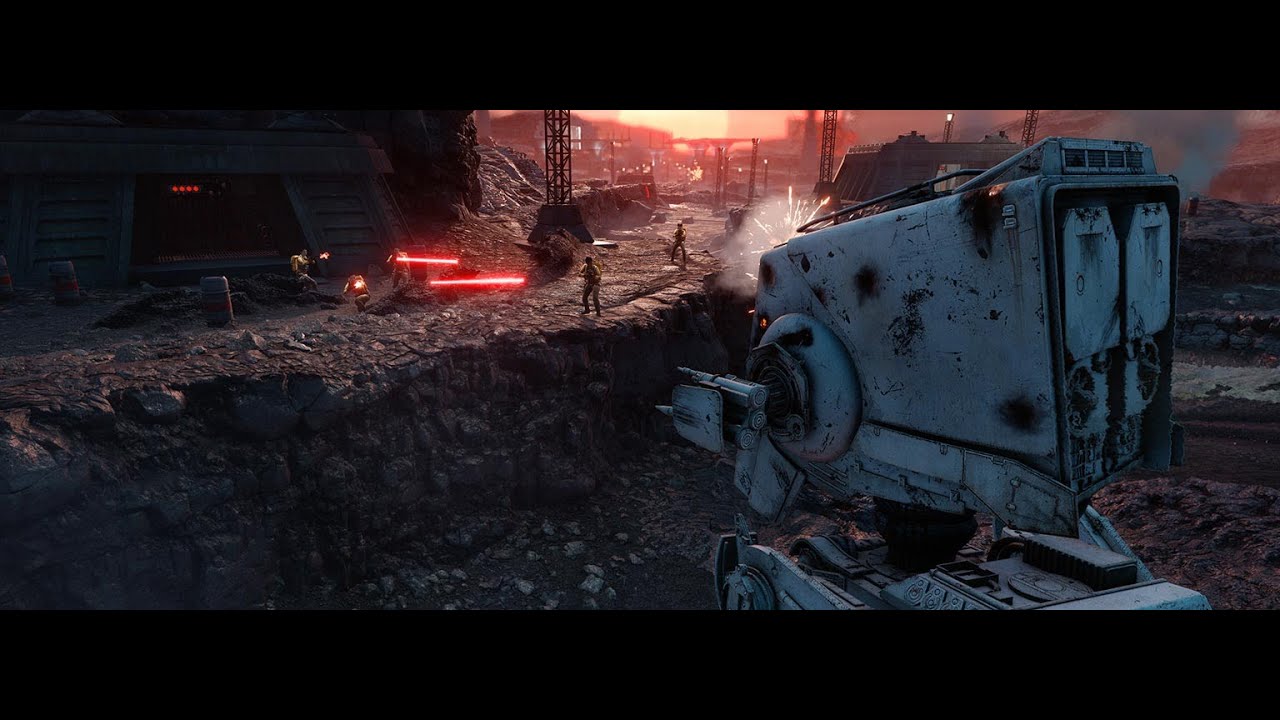 AT-ST vs Rebels on Sullust - YouTube