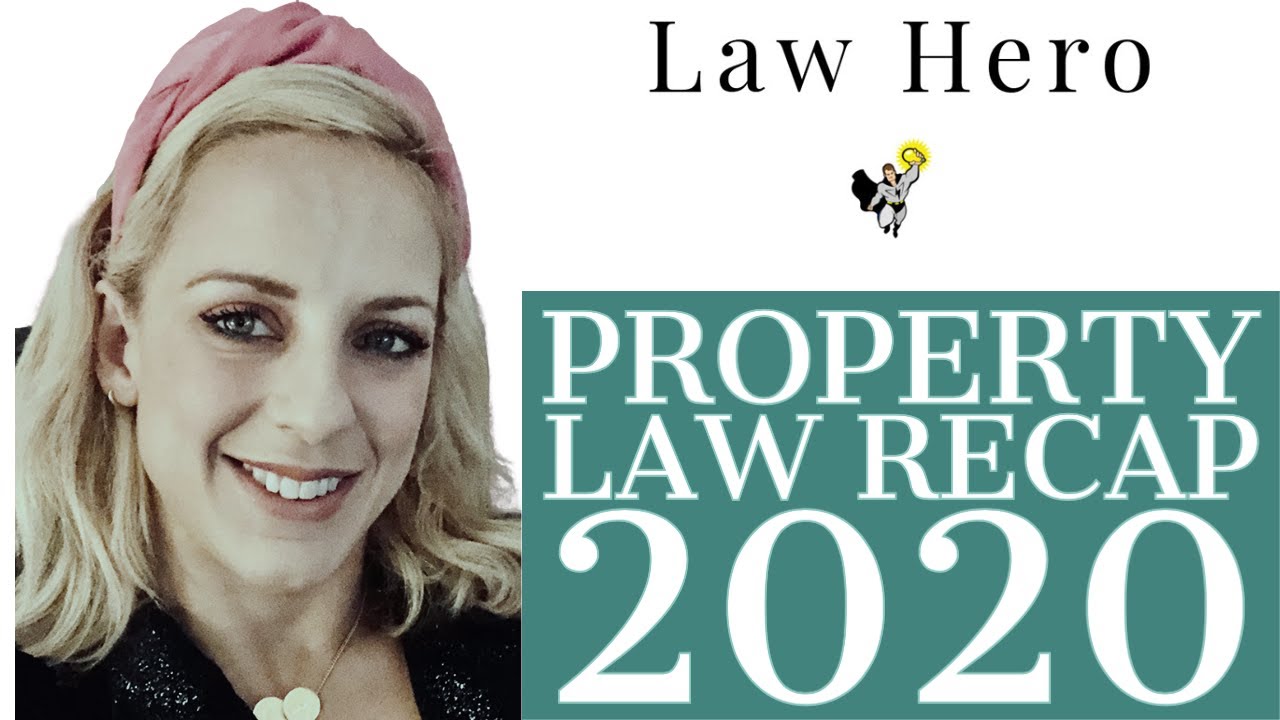 FE1 Property Law revision 2020 - YouTube