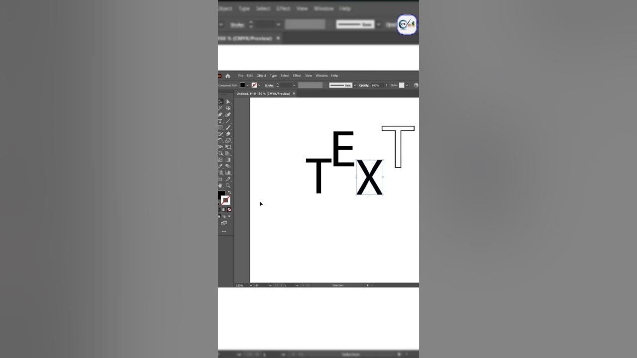 Text To Vector Path In Illustrator Text To Shape In Illustrator illustrator shorts vector text-to-vector-path-in-illustrator-text-to-shape-in-illustrator-illustrator-shorts-vector
