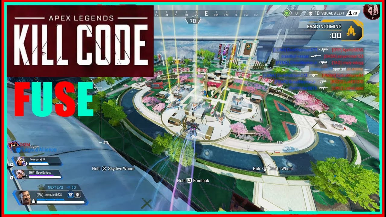 Apex Legends Kill Code (FUSE Races to the Finish Line!) - YouTube