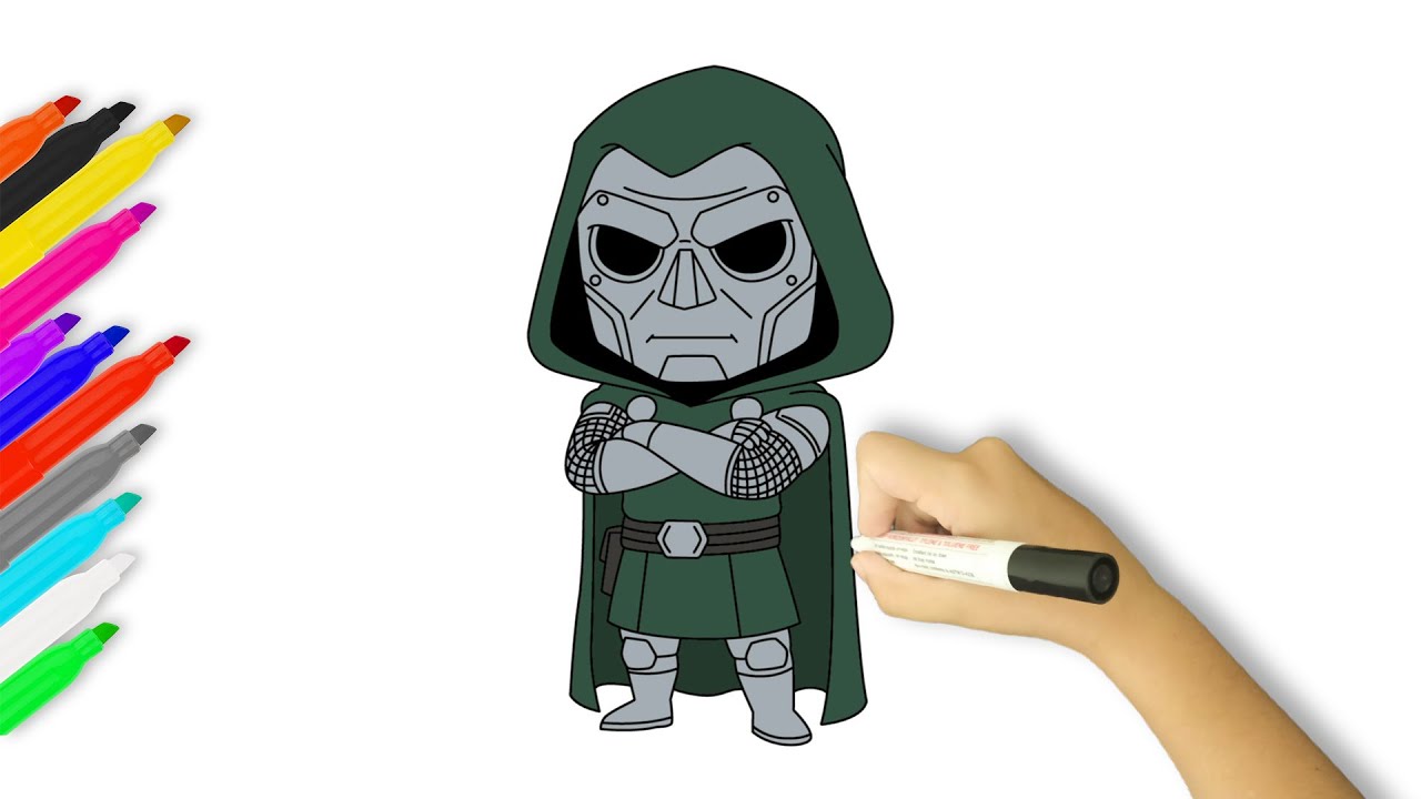 How to Draw Doctor Doom | Avengers Doomsday - YouTube