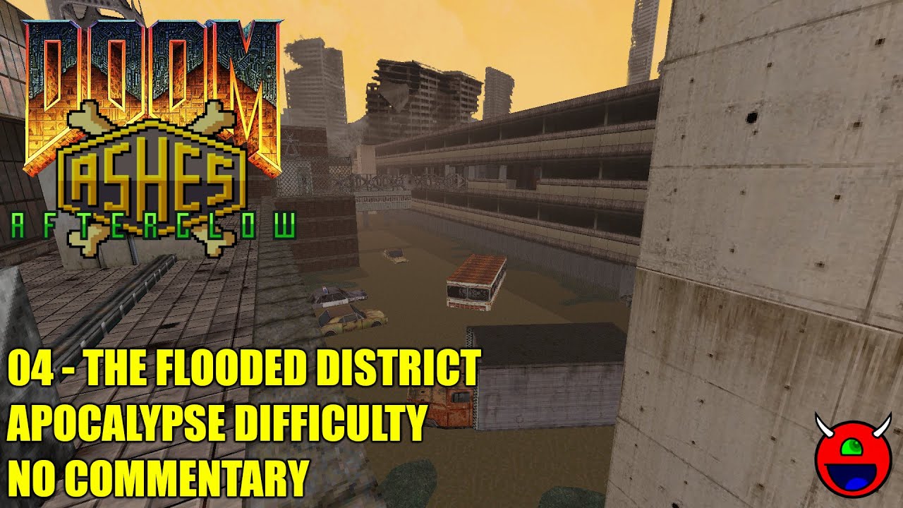 Ashes: Afterglow TC (DEMO) for Doom2 - 04 The Flooded District - All ...