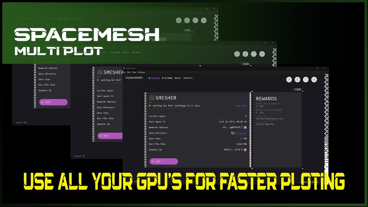 Spacemesh Multi Node Plot Youtube