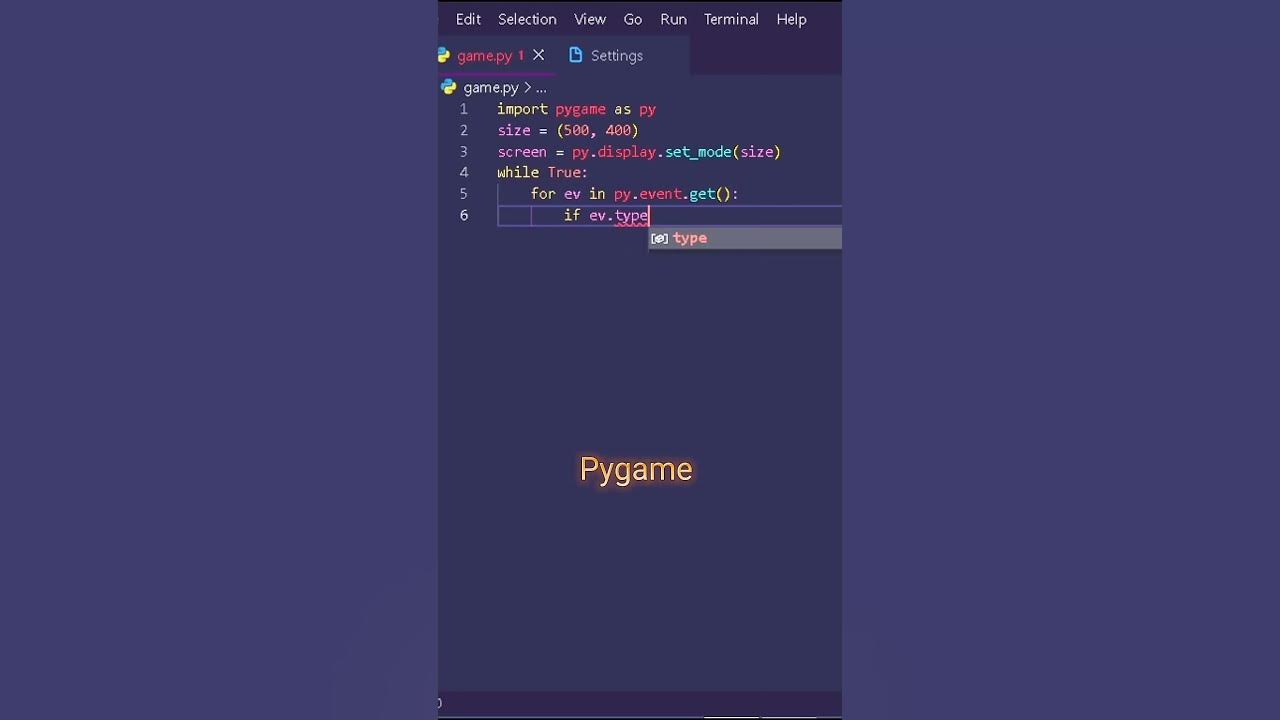 Pygame Create Game In Python Pygame Python Tutorial Python Pygame 2696