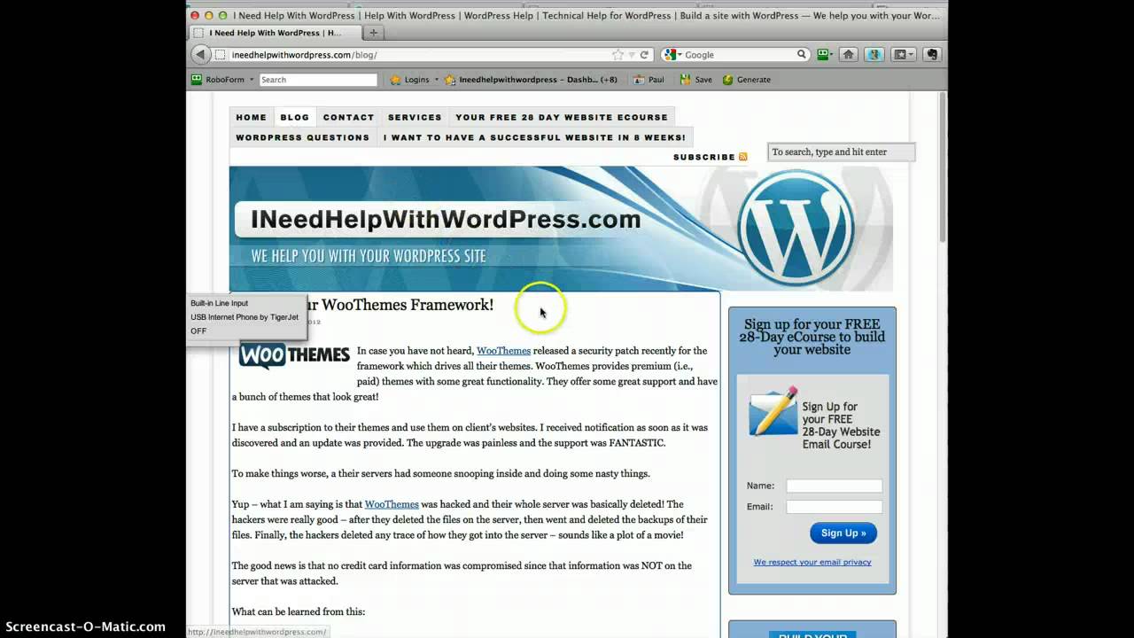 I Need Help With WordPress - YouTube