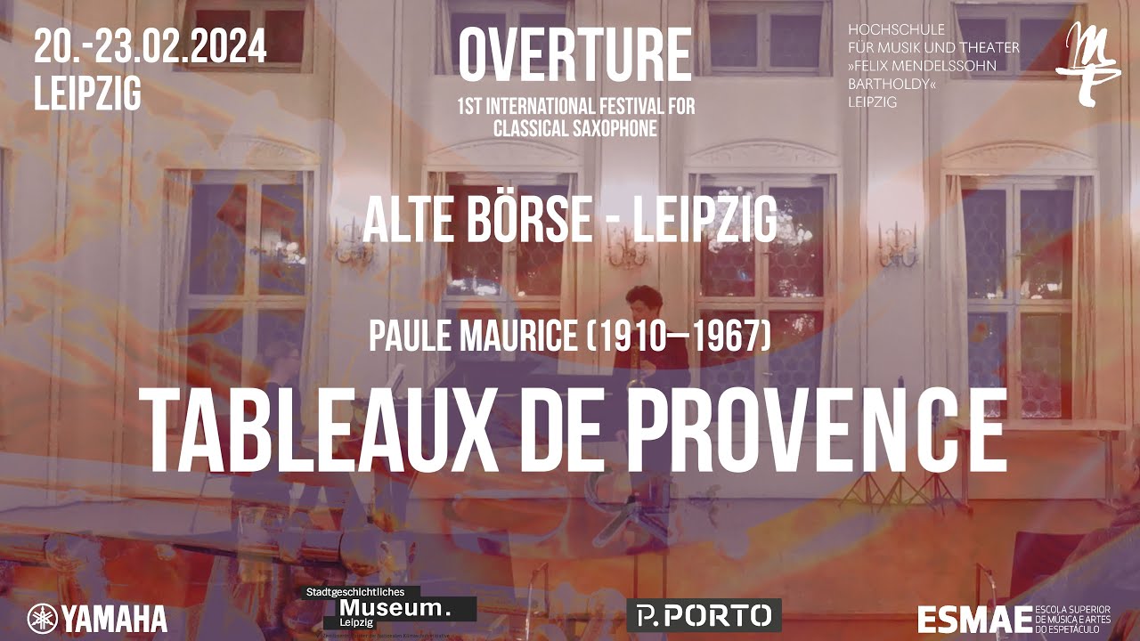 Paule Maurice (1910–1967) Tableaux de Provence, Nuno Ramos, overture ...