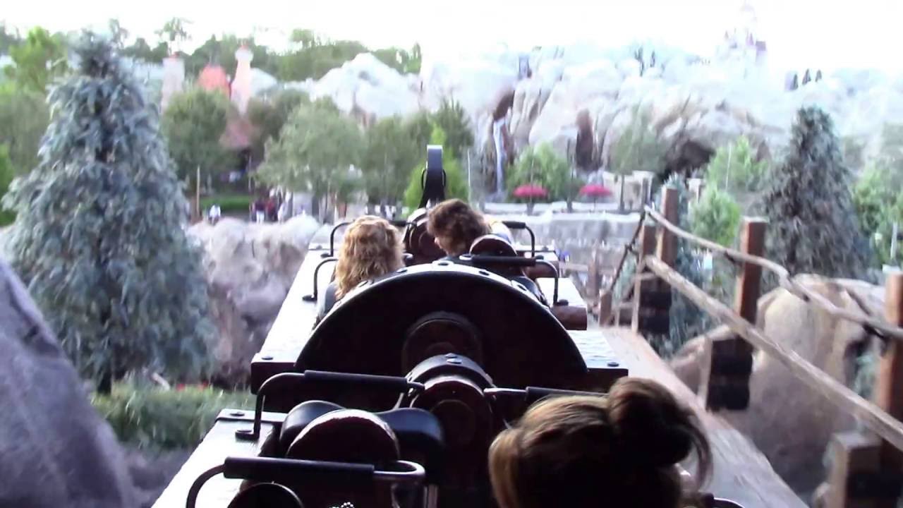 Seven Dwarfs Mine Train Roller Coaster REAL POV Full Ride Walt Disney ...