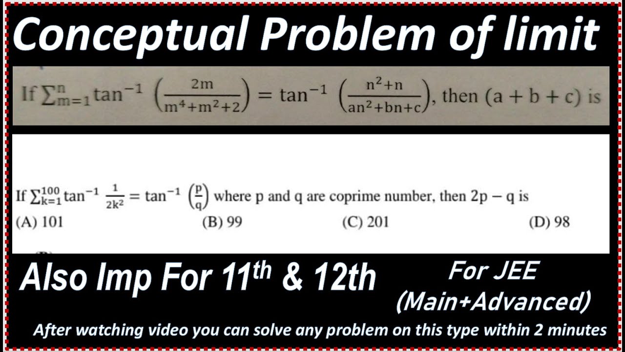Series Problem of Inverse Trigonometric function | most difficult and ...