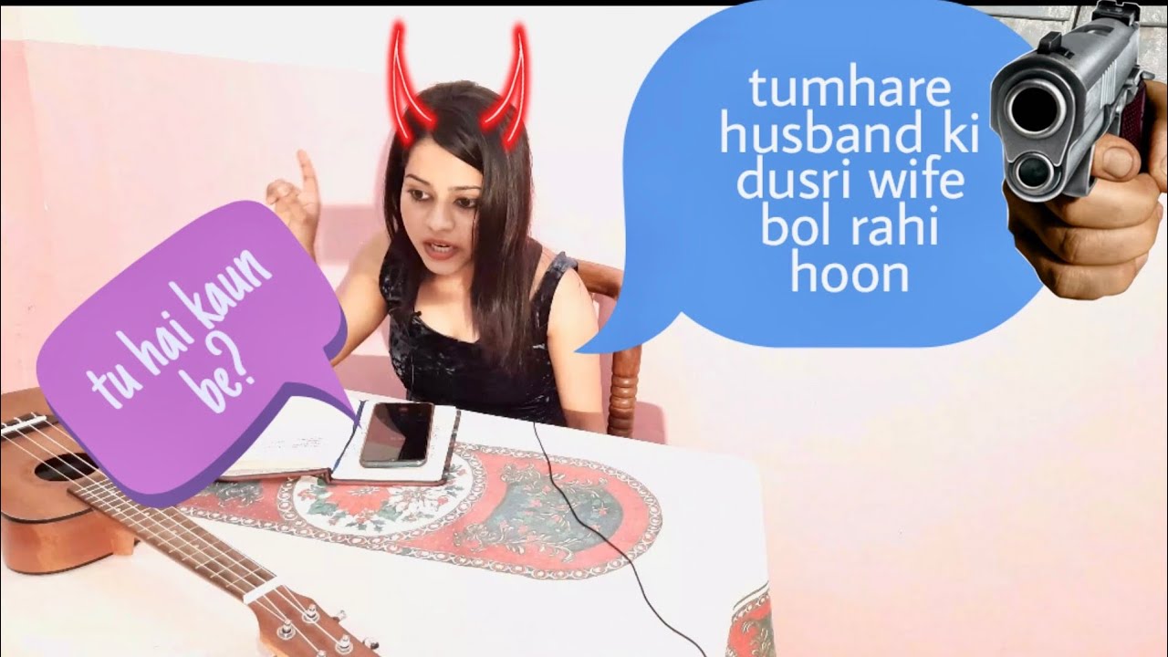 Apna pati mujh se bech de|| perfect call prank | ginni Pandey pranks ...
