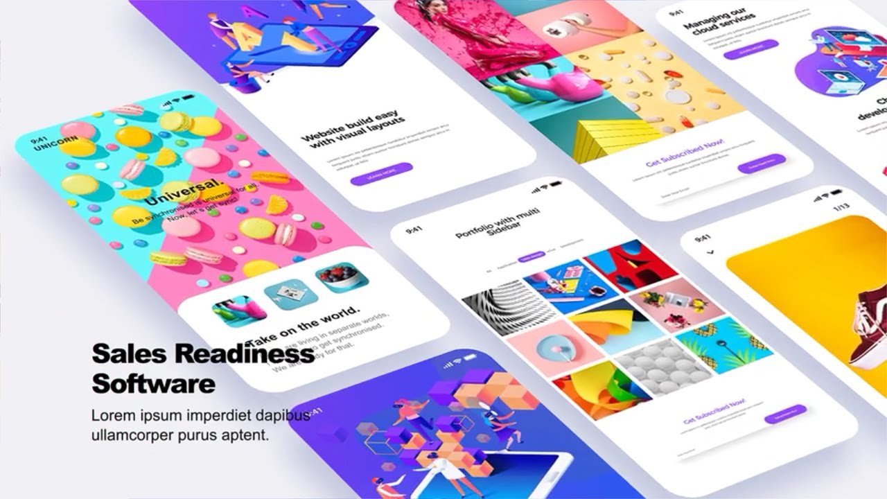 iOS App Mockup Video Template - After Effects Template - YouTube