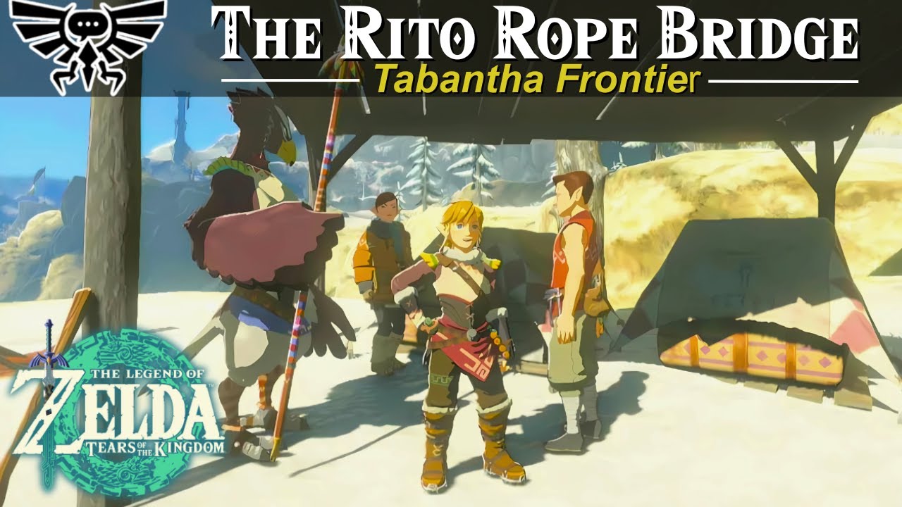 The Rito Rope Bridge Side Quest | Zelda, Tears of the Kingdom Guide ...