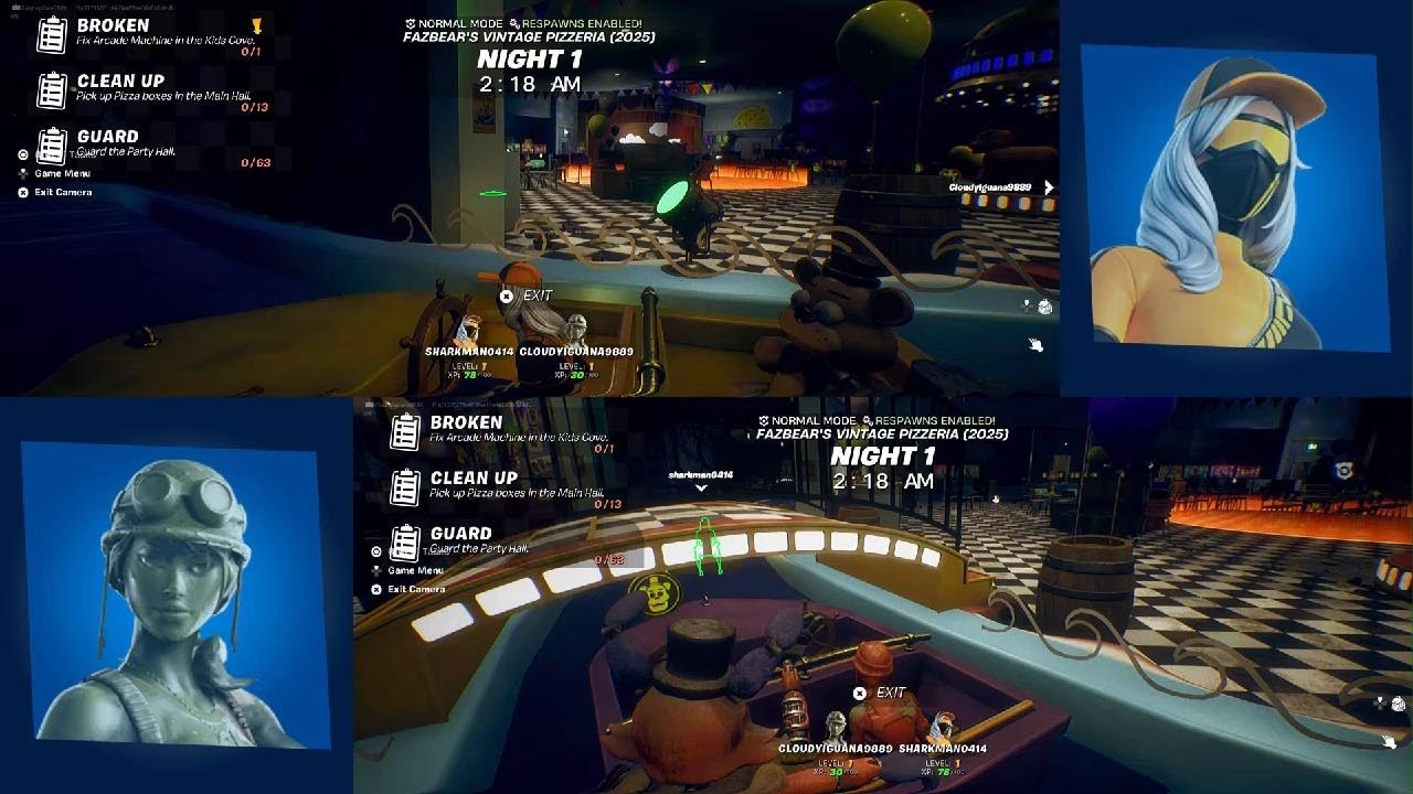 FNAF NIGHT SHIFT IS FUN (FORTNITE) - YouTube