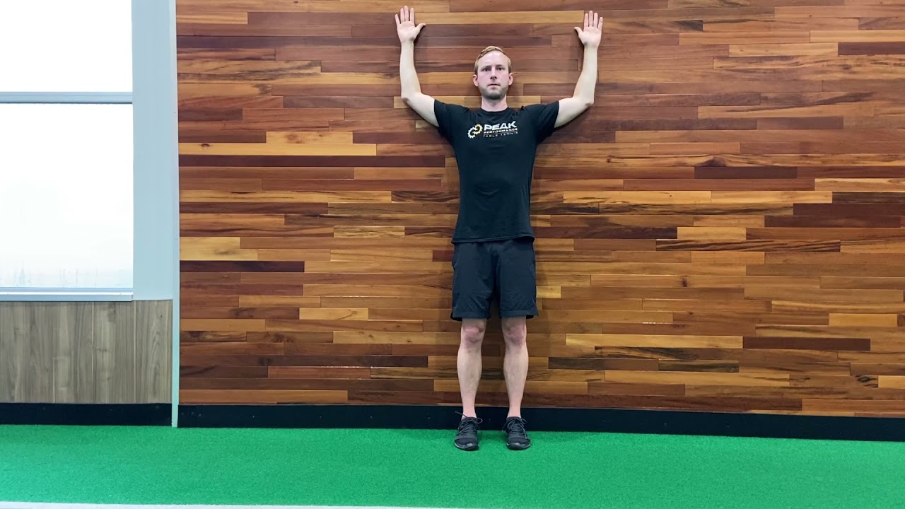 Wall Slides [Warm-up Exercises for Table Tennis] - YouTube