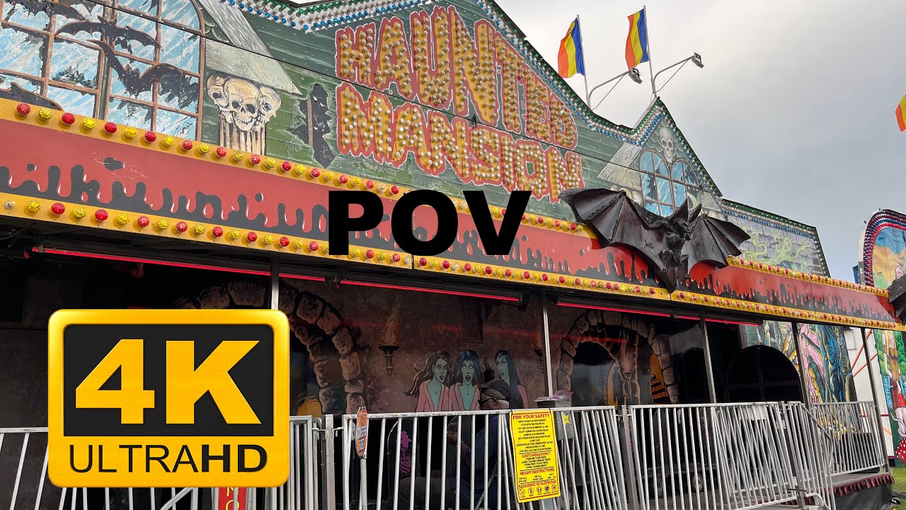 (4K) Haunted Mansion-Georgia National Fair (POV) - YouTube