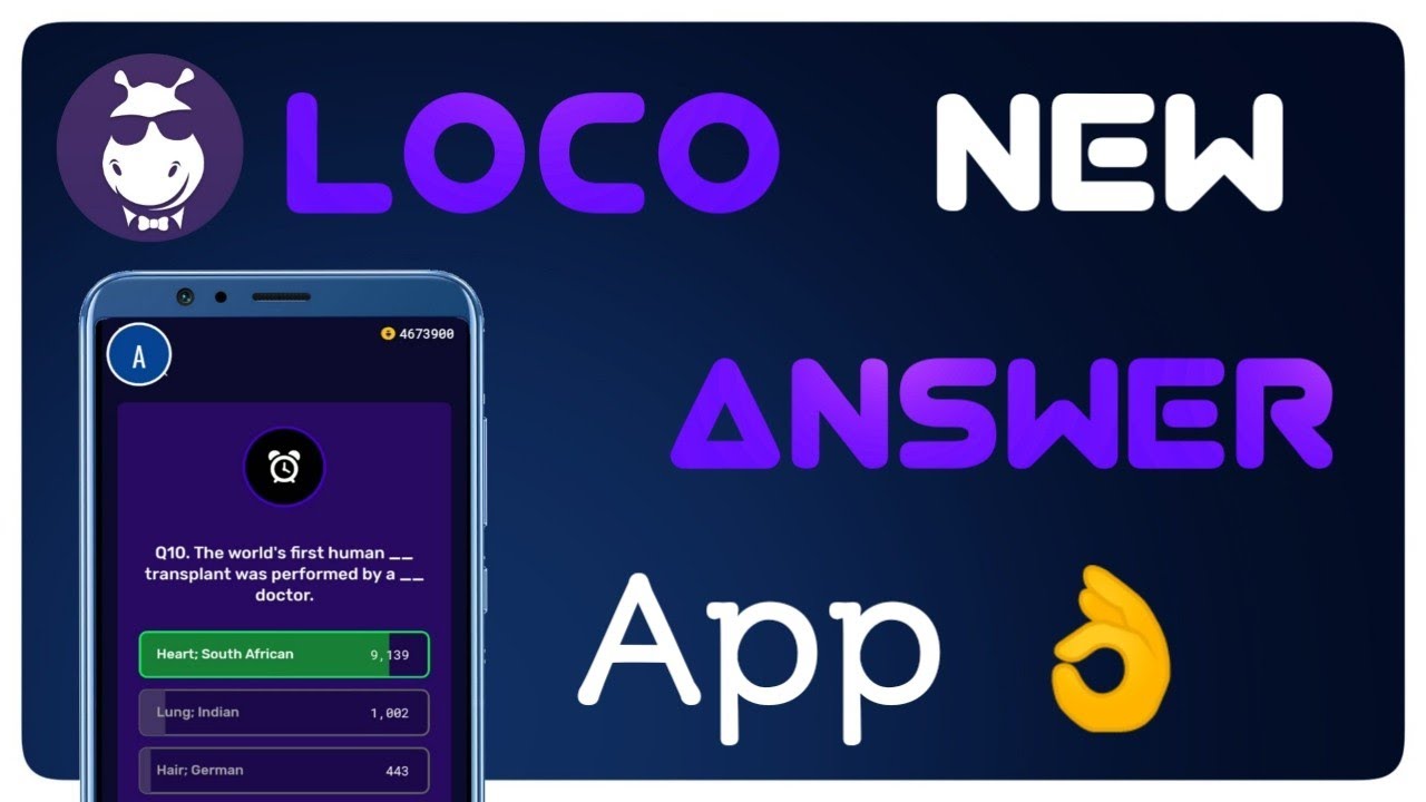 Loco New Answer App | How to win Loco every time | Loco Trivia New ...