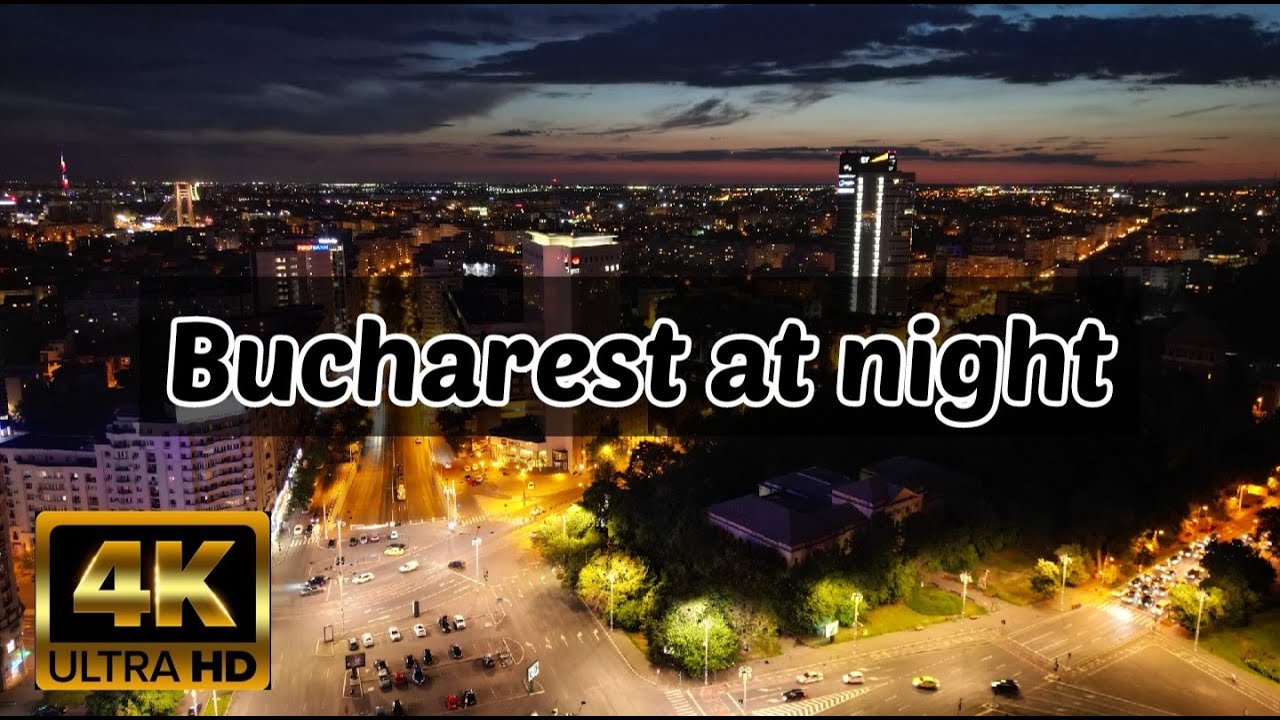 Bucharest at night - YouTube