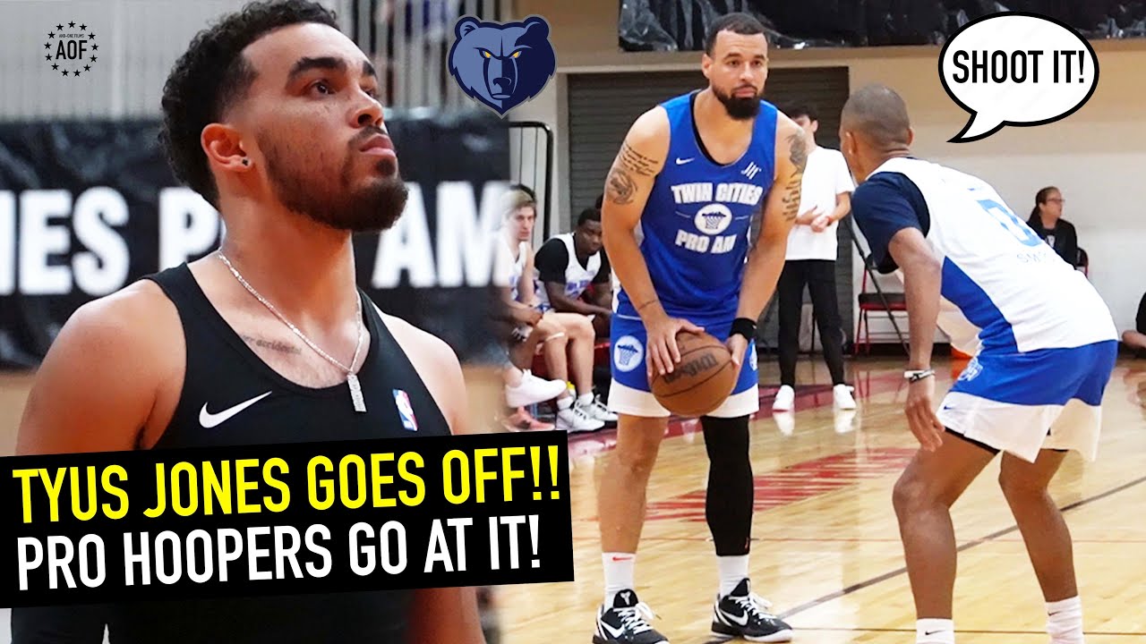 Tyus Jones Puts On A SHOW At The Twin Cities Pro-Am! Pro Hoopers Go At ...
