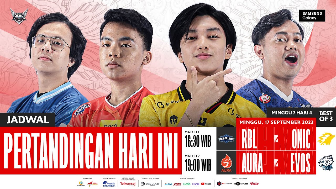 🔴 LIVE | MPL ID S12 | Regular Season Hari 4 Minggu 7 | Bahasa Indonesia ...