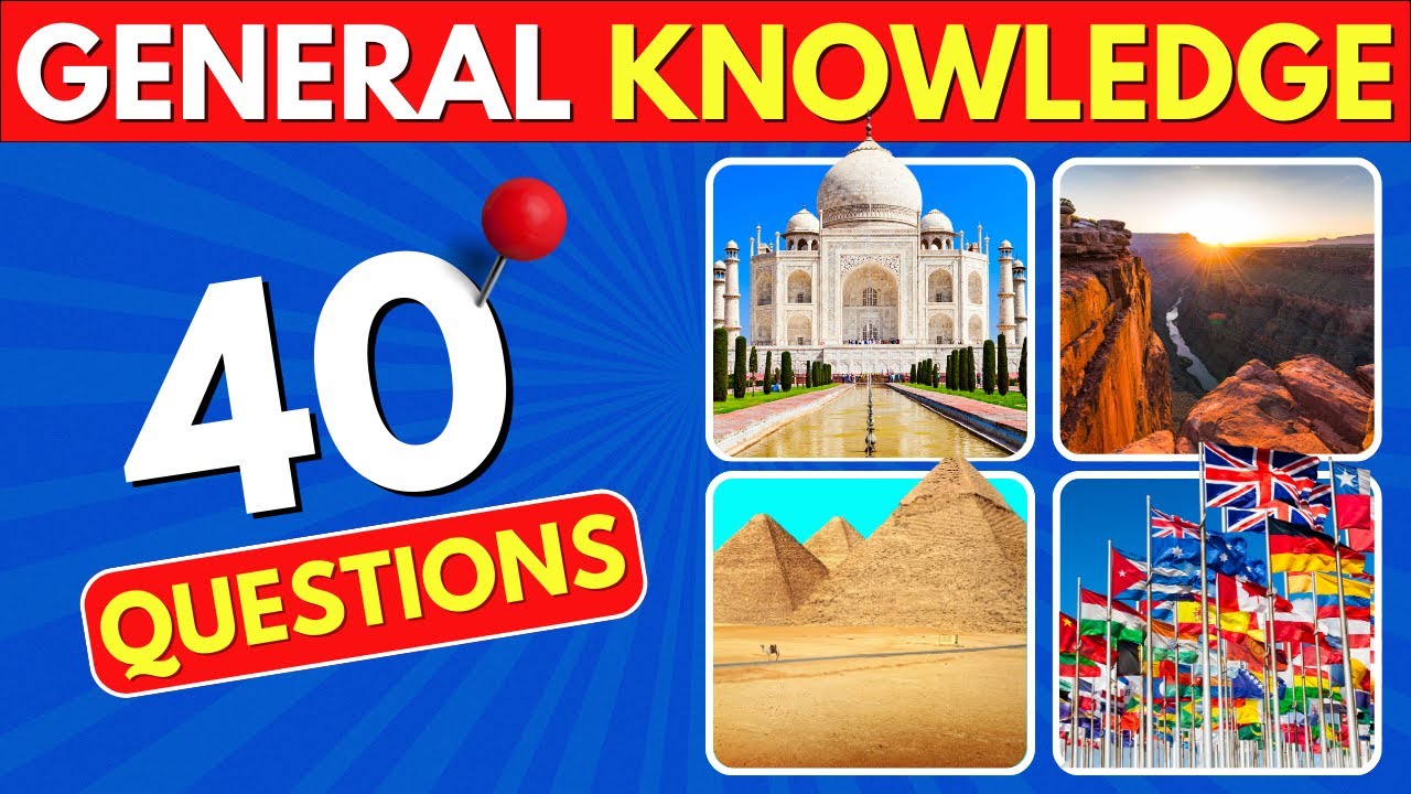 How Good is Your Geography? 🌎 40 General Knowledge Geography Quiz! 📍 ...