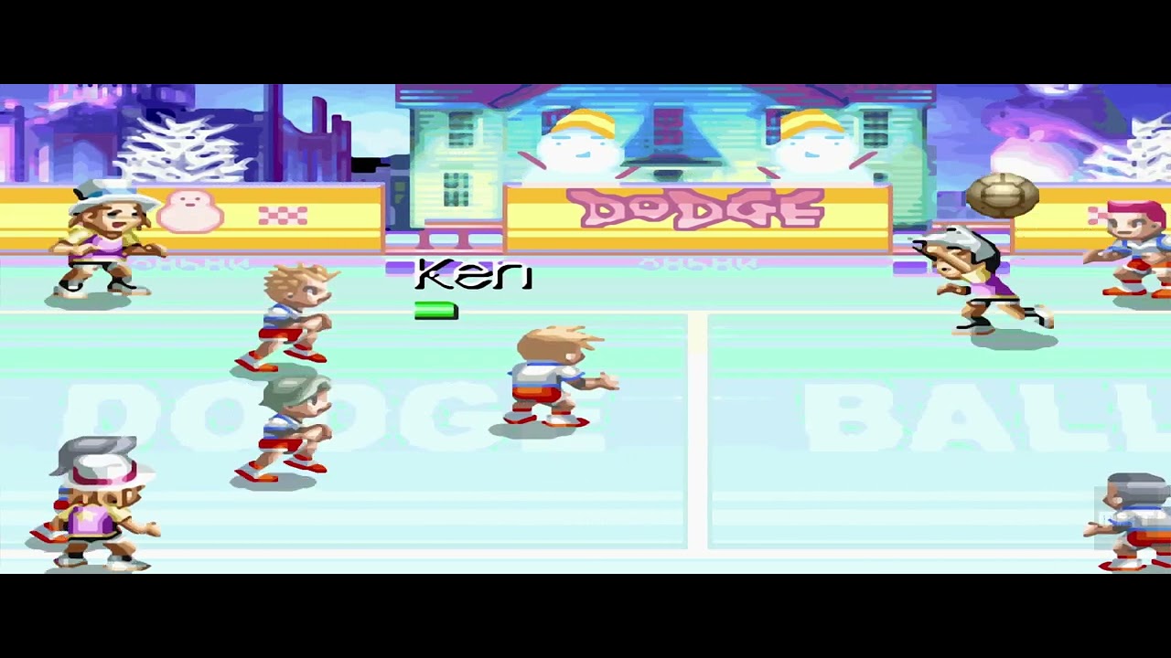 [ULTRAWIDE GBA] Super Dodge Ball Advance (Gameplay) - YouTube