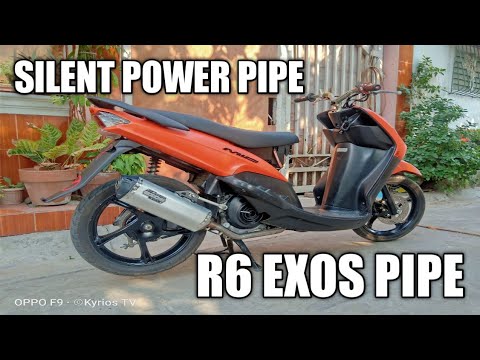 Yamaha Mio R6 EXOS PIPE - YouTube