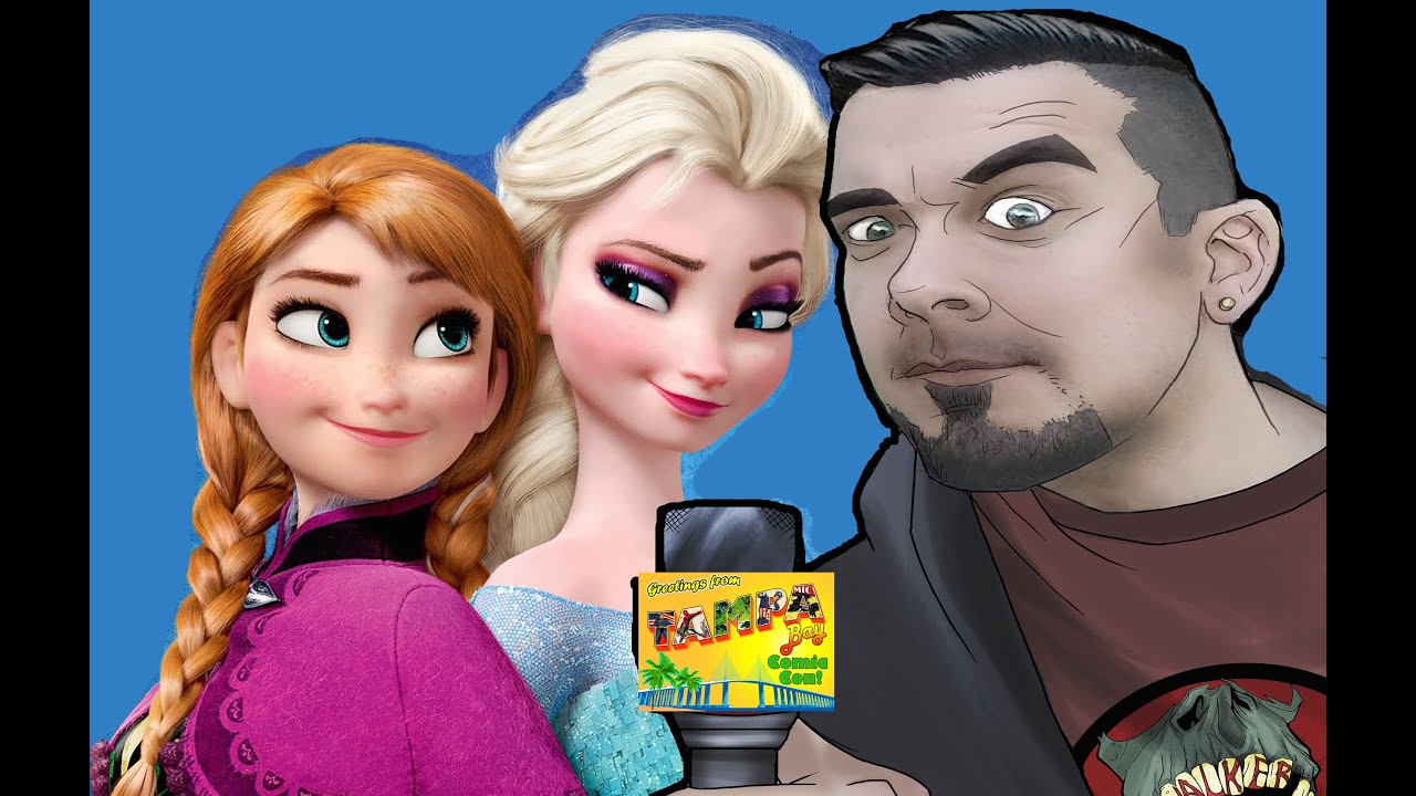Ana and Elsa from Frozen Interview - Tampa Bay Comic Con 2014 - YouTube
