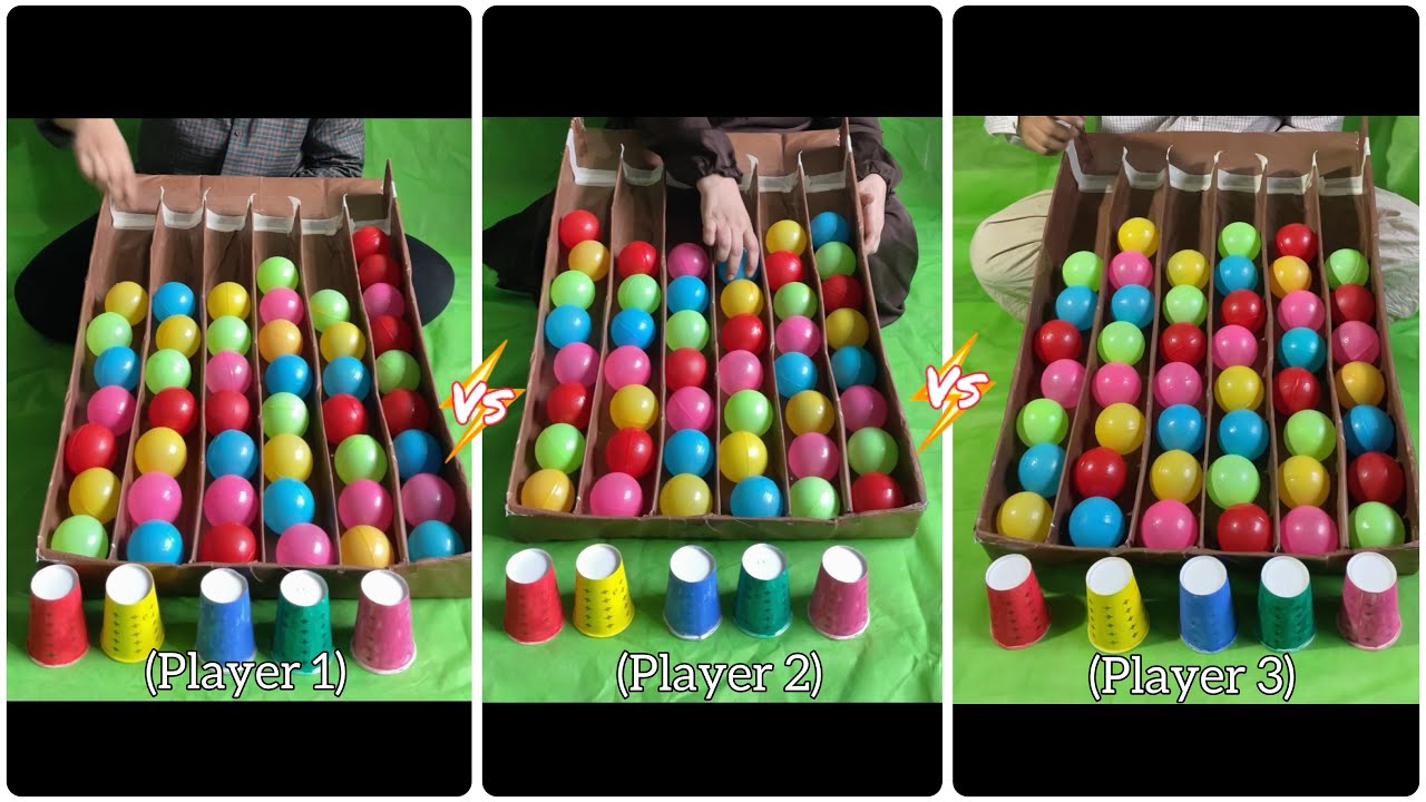 Puzzle ball game solve challenge| 3 players - YouTube