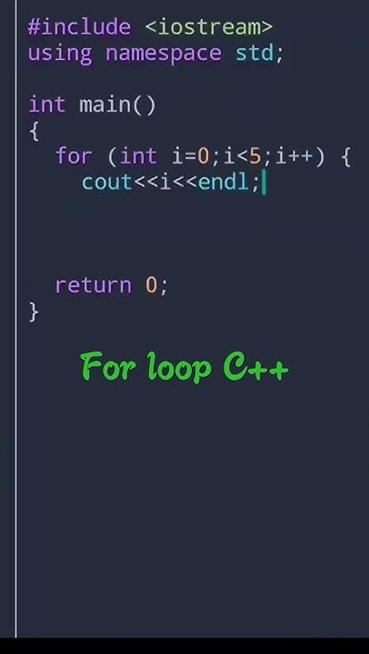 For Loop In C For Loop Cplusplus Programming Coding Technology Codewithharry Shorts