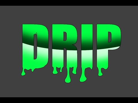 Photoshop Tutorial: Dripping Text Effect - YouTube