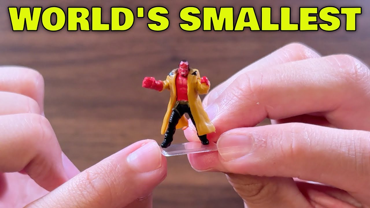 World's Smallest Universal Horror Micro Figures: Hellboy - YouTube